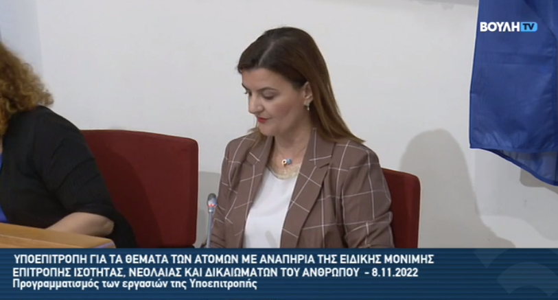 Υποεπιτροπή για τα Θέματα των Ατόμων με Αναπηρία της Ειδικής Μόνιμης ...